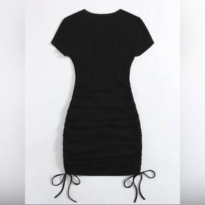 SHEIN | Dresses | Drawstring Side Ribknit Bodycon Dress | Poshmark